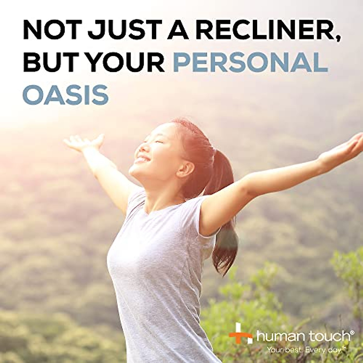 Human Touch WholeBody 7.1 Living Room Recliner Massage Chair - Full Body Professional Grade Personal Massage - Relaxation w Heat for Targeted Stress + Muscle Pain Relief with Foot Calf - Espresso