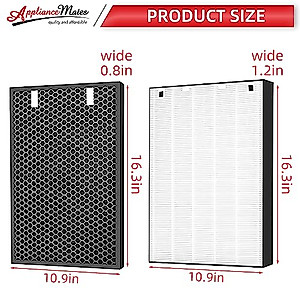 Air220 Air320 Filter Replacement for Bissell Air320 Air220 2609A Air Purifier, 2678, 2804 HEPA Filter + Pre-Filter and 2677 Activated Carbon Filter, 1 Set