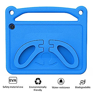 2021 Fire HD 10 & 10 Plus Tablet Case for Kids(11th Generation, 2021 Release)-Lightweight Shockproof Kid-Proof Cover with Stand for All-New Amazon Kindle Fire HD 10 Kids Tablet & Kids Pro Tablet-Blue