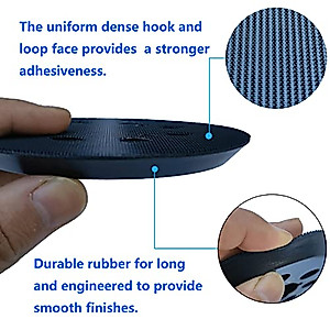2 Pack Hook and Loop 5 Inch 8 Hole Replacement Sander Pad for Craftsman CMCW220B & CMEW231 Random Orbit Sander
