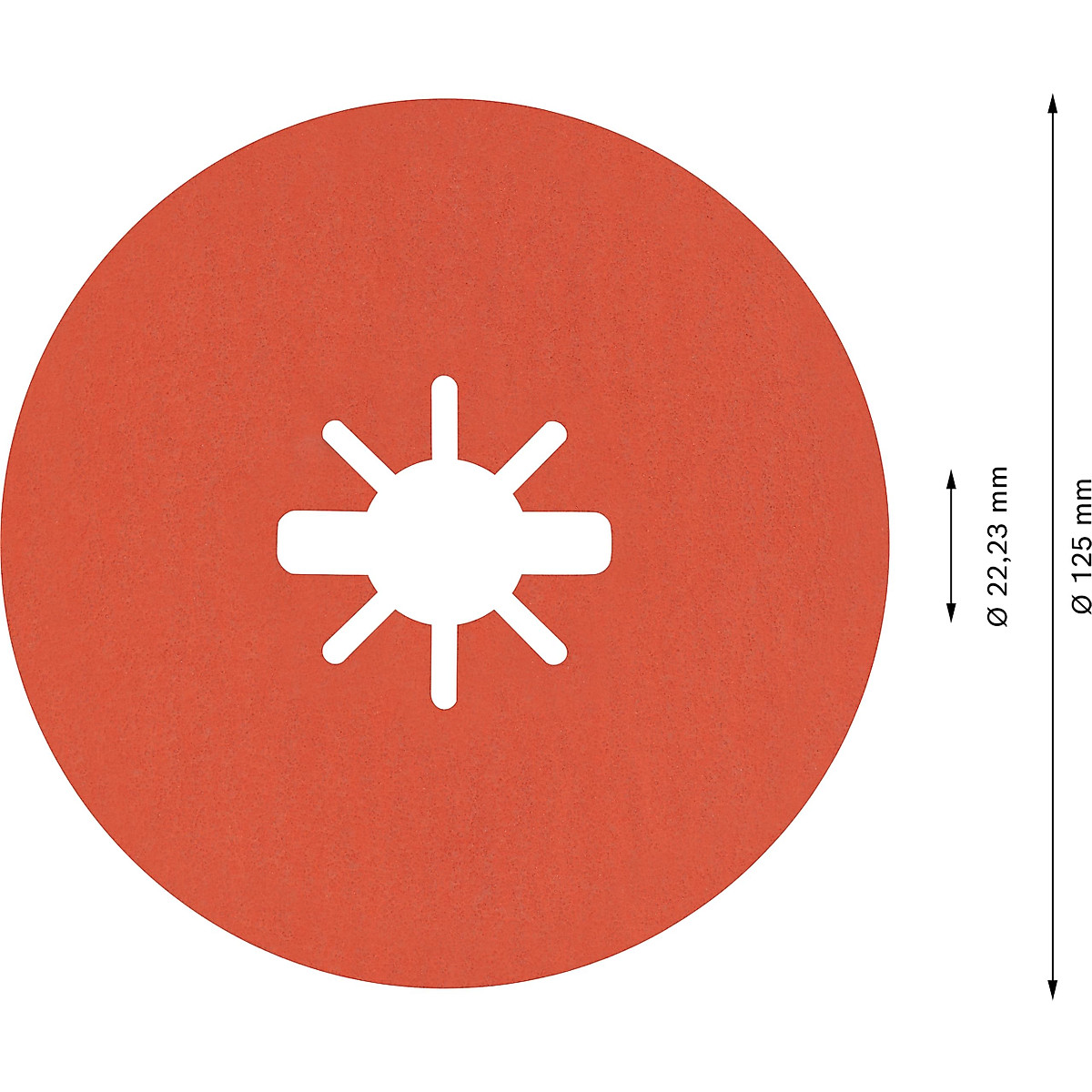 Bosch Professional 25x Expert R782 Prisma Ceramic X-LOCK Fibre Discs (for Steel, Stainless steel sheets, Ø 125 mm, Grit 120, Accessories Small Angle Grinder)