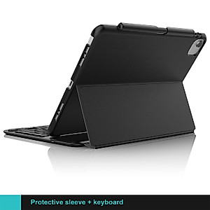 Arteck iPad Air 11-inch 10.9-inch Keyboard, Bluetooth Keyboard with Folio Full Protection Case for Apple iPad Air 11-inch (Air 2024) 10.9-inch (Air 2022) Air 4 and iPad Pro 11-inch Pro 4(2022) Pro 3 2