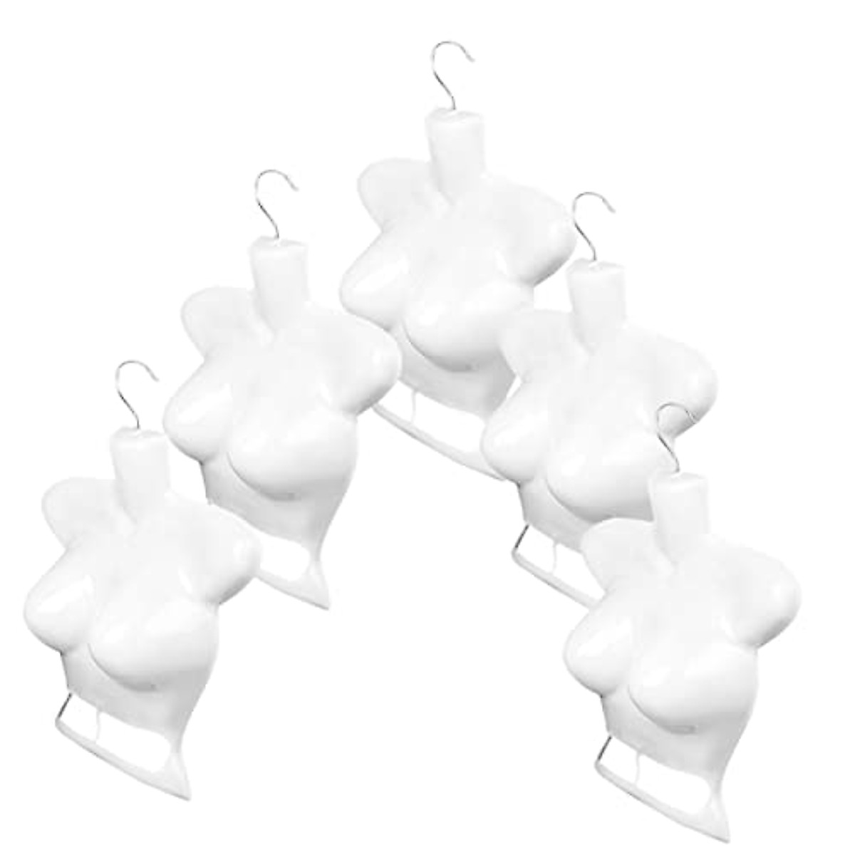 Zerodeko 20 pcs Mannequin Hanger Torso Clothing Display Clothing Display Rack Sewing Mannequin Manikin Body Female Mannequin Model Mannequin Body Coat Hangers Woman Plastic Underwear Girl
