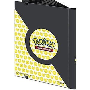 Ultra Pro: 9-Pocket Pokémon Full-View Pro Binder, Pikachu, Holds 360 Cards in Ultra Pro Deck Protector Sleeves, Durable, All Materials Made From Archival-Safe, Acid-Free, non-PVC Material