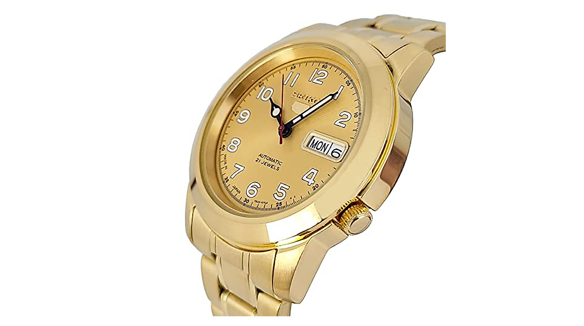 Seiko 5 Automatic Gold Men's Watch SNKK38J1