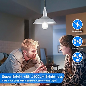 4-Pack Vintage E26 LED Edison Bulbs 100W Equivalent 1400LM High Brightness 8W ST58 LED Filament Light Bulbs 5000K Daylight White Medium Base CRI90+ Antique Clear Glass for Home Kitchen, Non-dimmable