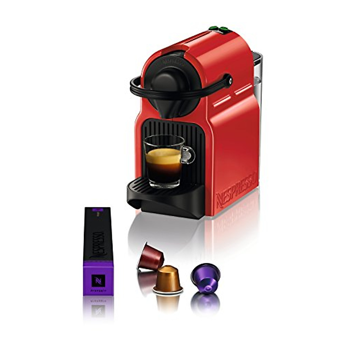 Nespresso BEC120RED Inissia Espresso Machine by Breville, 24 ounces, Red