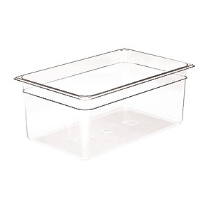 Cambro Camwear 18CW135 Food Pan, 1/1 by 8-Inch, Clear