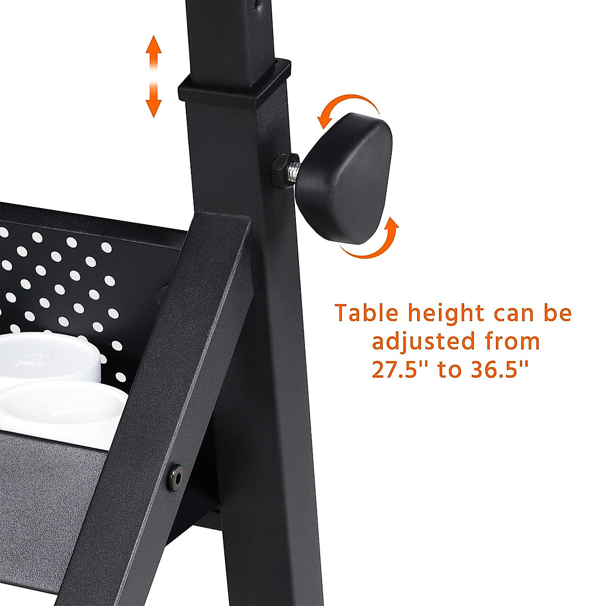 Yaheetech Drafting Table for Artists, Height Adjustable Drawing Desk Art/Craft Desk Diamond Paintings Work Station w/ 2 Storage Drawers and Stool for Home Office School, Black