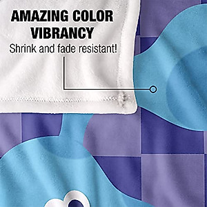 Blues Clues Blanket, 50"x60" Blue's Clues Large Blue Silky Touch Super Soft Throw Blanket