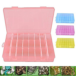 Jewelry Storage Box Jewelry Plastic Storage Box Plastic Storage Box Plastic Storage Storage Case for Beads Rings Earrings[4pcs]