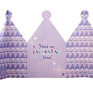 Age 2-6 Customisable Disney's Frozen Birthday Card from Hallmark - 3D Paper Wow Wearable Crown Design