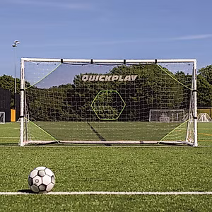 QUICKPLAY Target Net Lite with 5 Target Zones - Practice Shooting and Passing Accuracy (12 x 6')