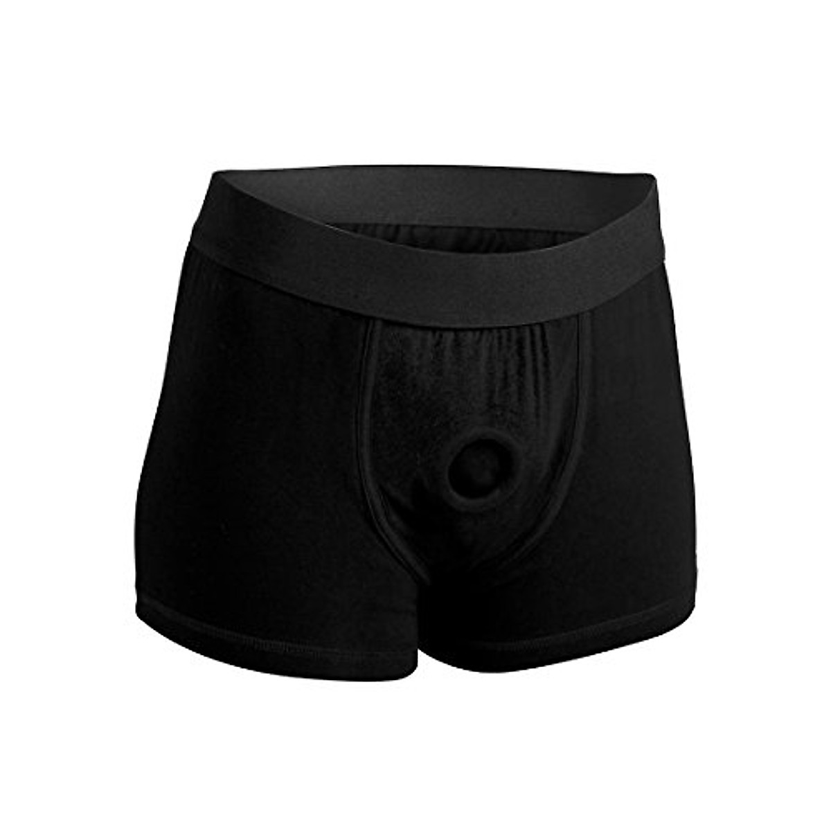 Strap U Mod Strap On Style Harness with Built in O Ring, Medium/Large, Black (AE810-ML)