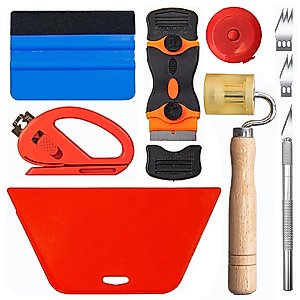 Art3d Wallpaper Smoothing Tool Kits, Multi-Function Smoothing Tool Set for Peel and Stick Contact Paper Vinyl Window Film Car Wrap