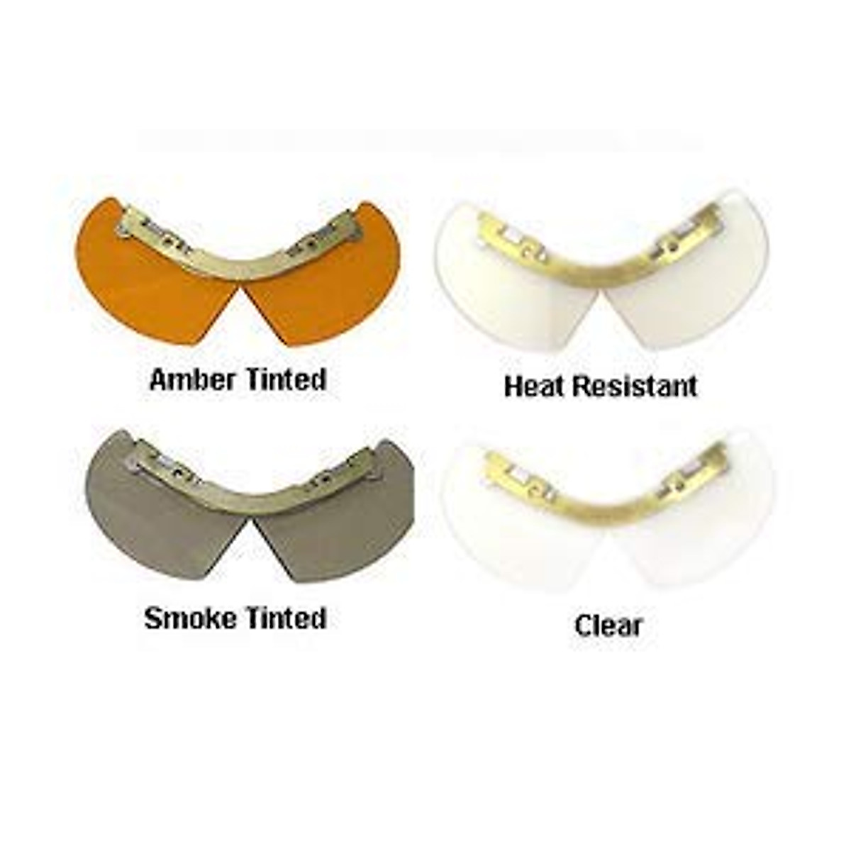 Flip Down Eye Shields Bourkes - Clear