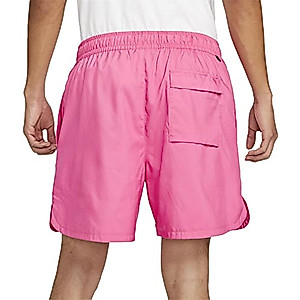 Nike NSW Woven Flow Shorts (as1, Alpha, l, Regular, Regular, Pink/White)