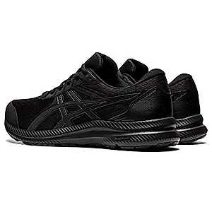 ASICS Men's Gel-Contend 8 Running Shoes, 10.5, Black/Carrier Grey