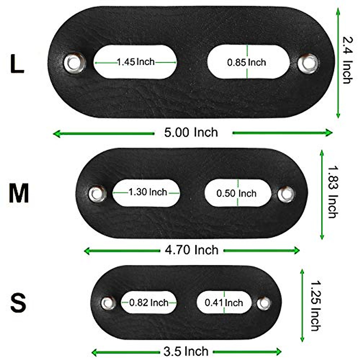 POLKASTORE Bearded Dragon Harness and Leash Adjustable(S,M,L, 3 Pack) - Soft Leather Reptile Lizard Leash for Amphibians and Other Small Pet Animals