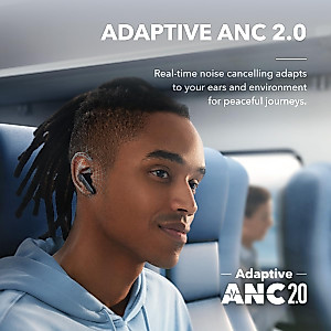 Soundcore by Anker AeroFit Open-Ear Headphones, with Liberty 4 NC Noise Cancelling Earbuds, Ultra-Comfort, Snug Fit, Ergonomic Ear Hook, Balanced Sound, IPX7 Waterproof, 42H Playtime, Clear Calls