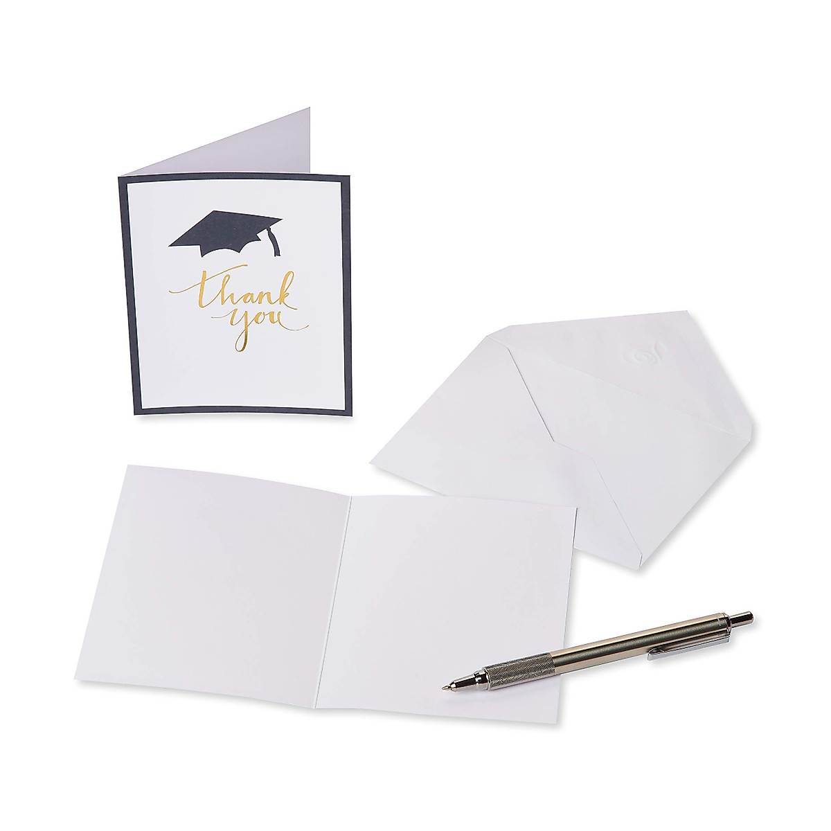 American Greetings Graduation Thank You Cards with Envelopes, Blank (50-Count)
