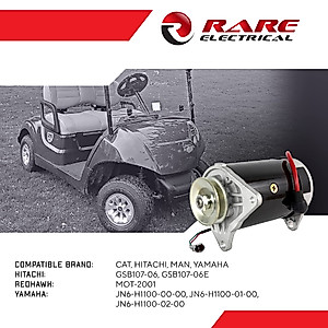 RAREELECTRICAL New Rareelectrical Starter Generator Compatible With Yamaha Golf Cart G16-G22 By Part Numbers Gsb107-06 Jn6-H1100-00-00 Jn6h11000000 Jn6h11000100 Jn6h11000200 Gsb107-06E Gsb10706