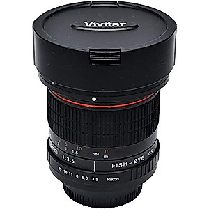 Vivitar 8mm f/3.5 Fisheye Lens (for Canon EOS Cameras)