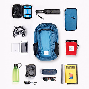 4Monster Hiking Daypack,Water Resistant Lightweight Packable Backpack for Travel Camping Outdoor (Grey, 16L)