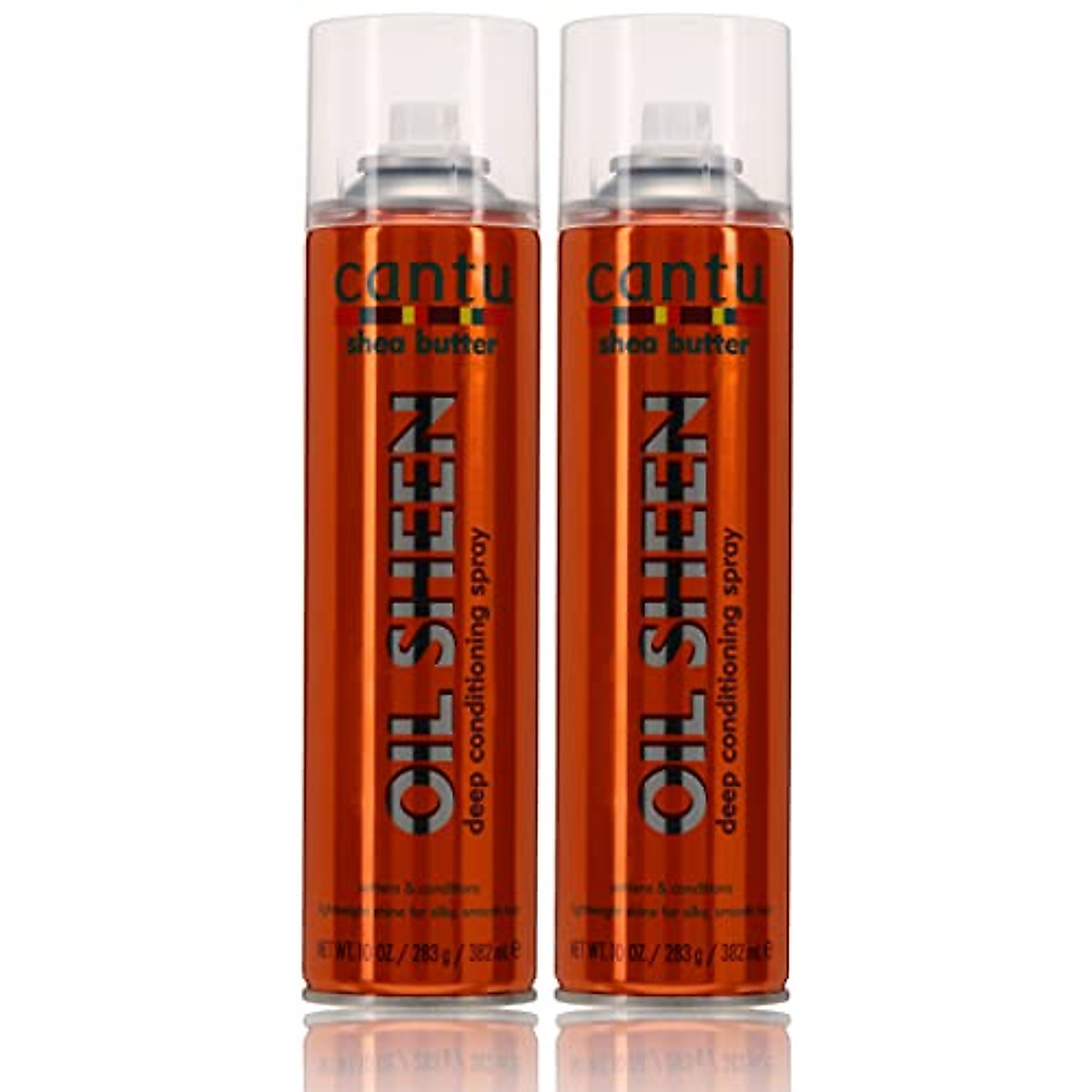 Cantu Shea Butter Oil Sheen Deep Conditioning Spray 10 Ounce (295ml) (2 Pack)