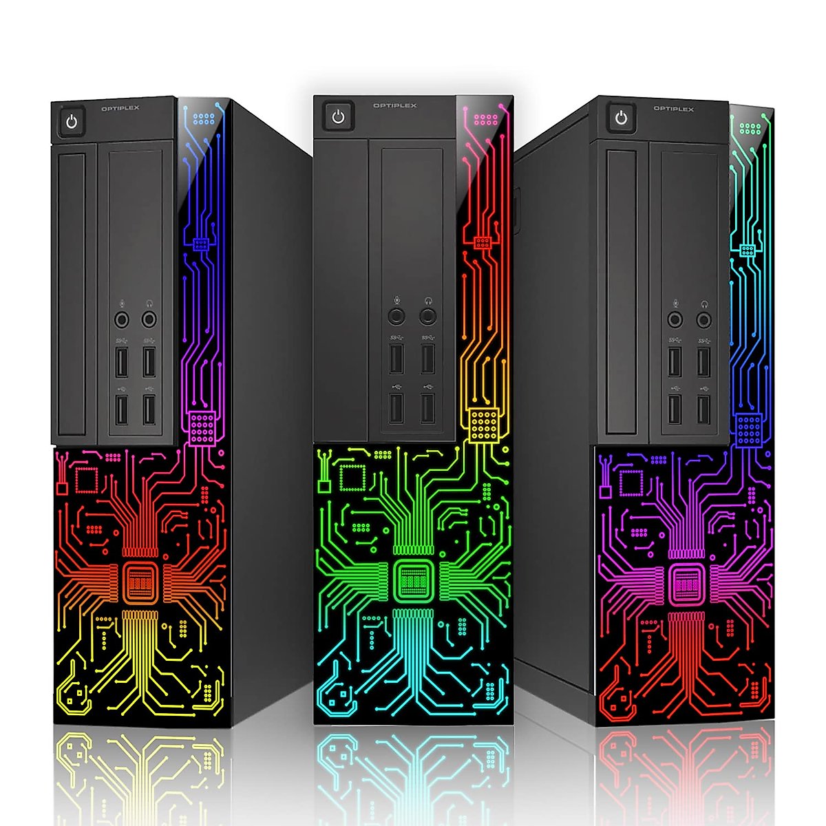 Dell Optiplex Small Desktop Computer (SFF) PC | Quad Core Intel i5 (3.2GHz) | 16GB DDR3 RAM | 512GB SSD | GeForce GT 1030 2GB GDDR5 | RGB Gaming Keyboard & Mouse | Windows 10 HDMI (Renewed)
