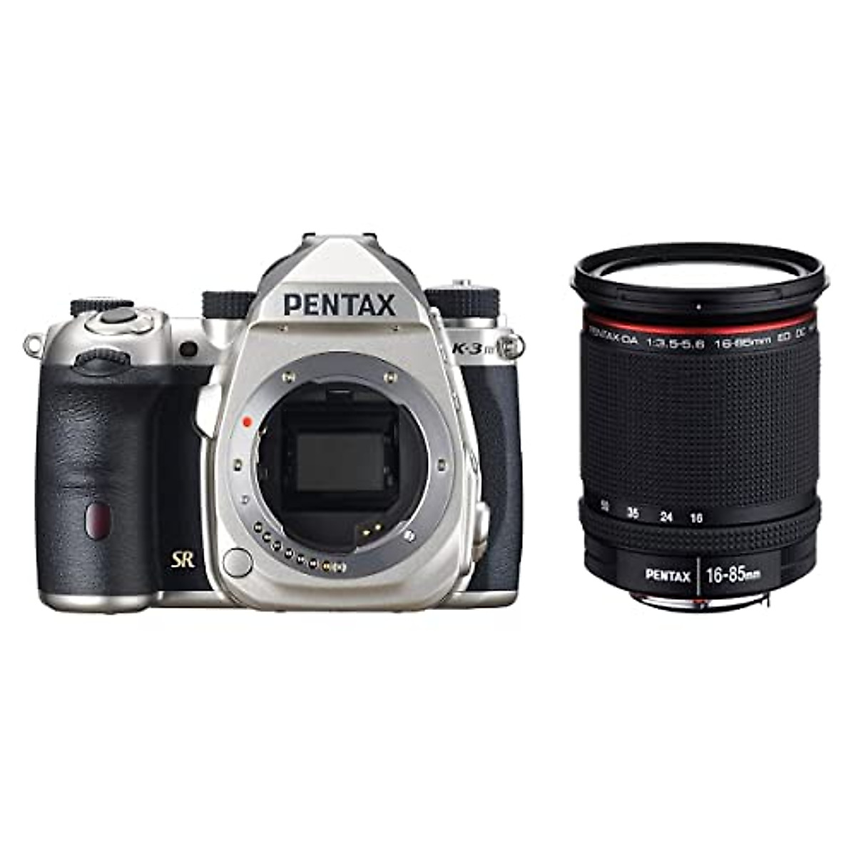 Pentax K-3 Mark III APS-C-Format DSLR Camera Body, Silver HD DA 16-85mm F3.5-5.6 ED DC WR Lens
