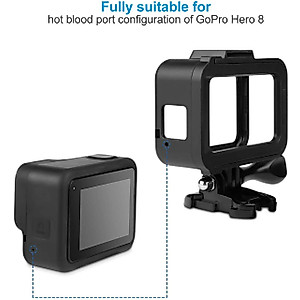 Mojosketch Plastic Standard Frame Mount for GoPro Hero 8 Black Protector Housing with Quick Release Buckle for Hero 8 Action Camera