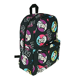 KBNL Golden Girls Sitcom Series All Over Print Sublimated Backpack - 64969, Black
