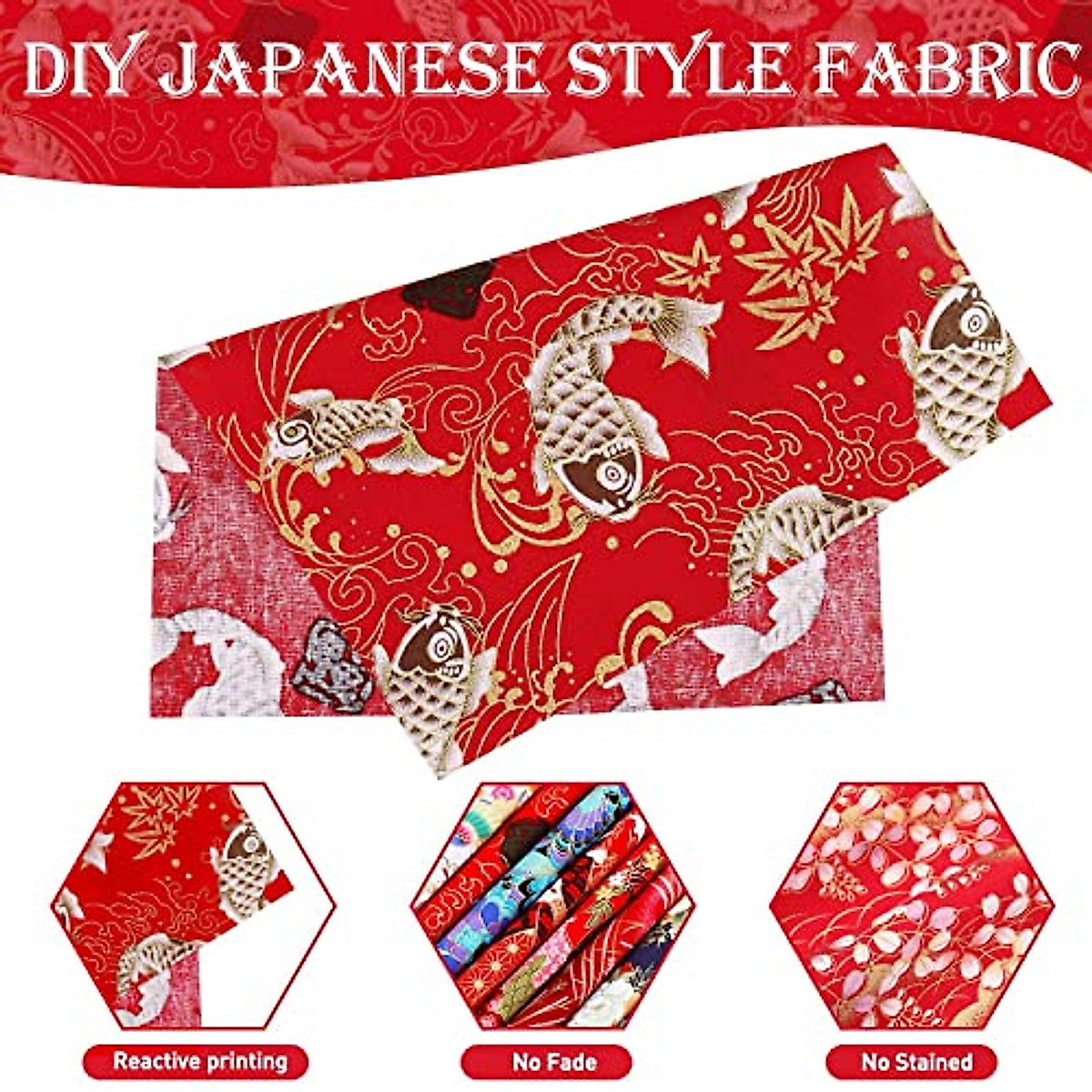 Tudomro 30 Pieces Fat Quarters 8 x 10 Inch Japanese Style Fabric Squares Printed Cotton Wrapping Cloth Quilting Fabric Bundles for Thanksgiving Christmas Gifts DIY Patchwork Sewing (Retro Style)