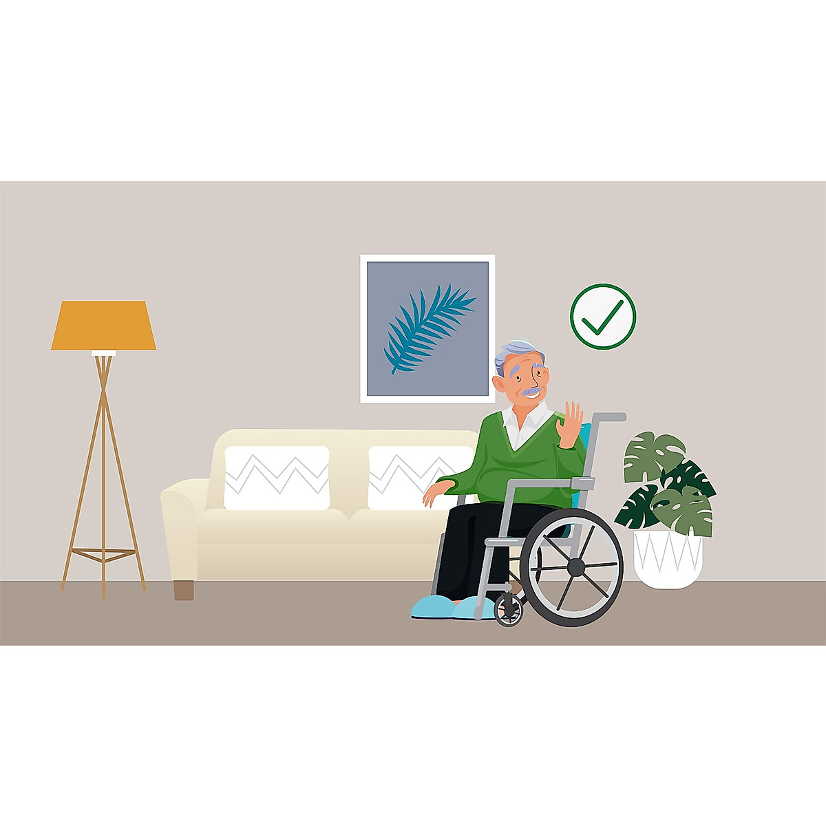 QuickChange Men's Incontinence Wrap, Maximum Absorbency Catheter Alternative for Males with Reduced Mobility | 17 Ounce Capacity, Adjustable Size, 50-Count