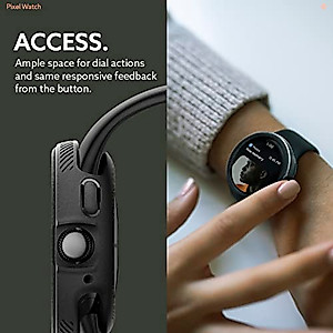 Caseology Vault Designed for Google Pixel Watch Case (2022) - Matte Black