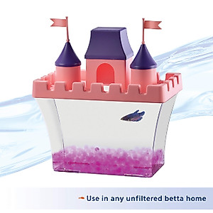 Aqueon Pure Betta Beads, Pink