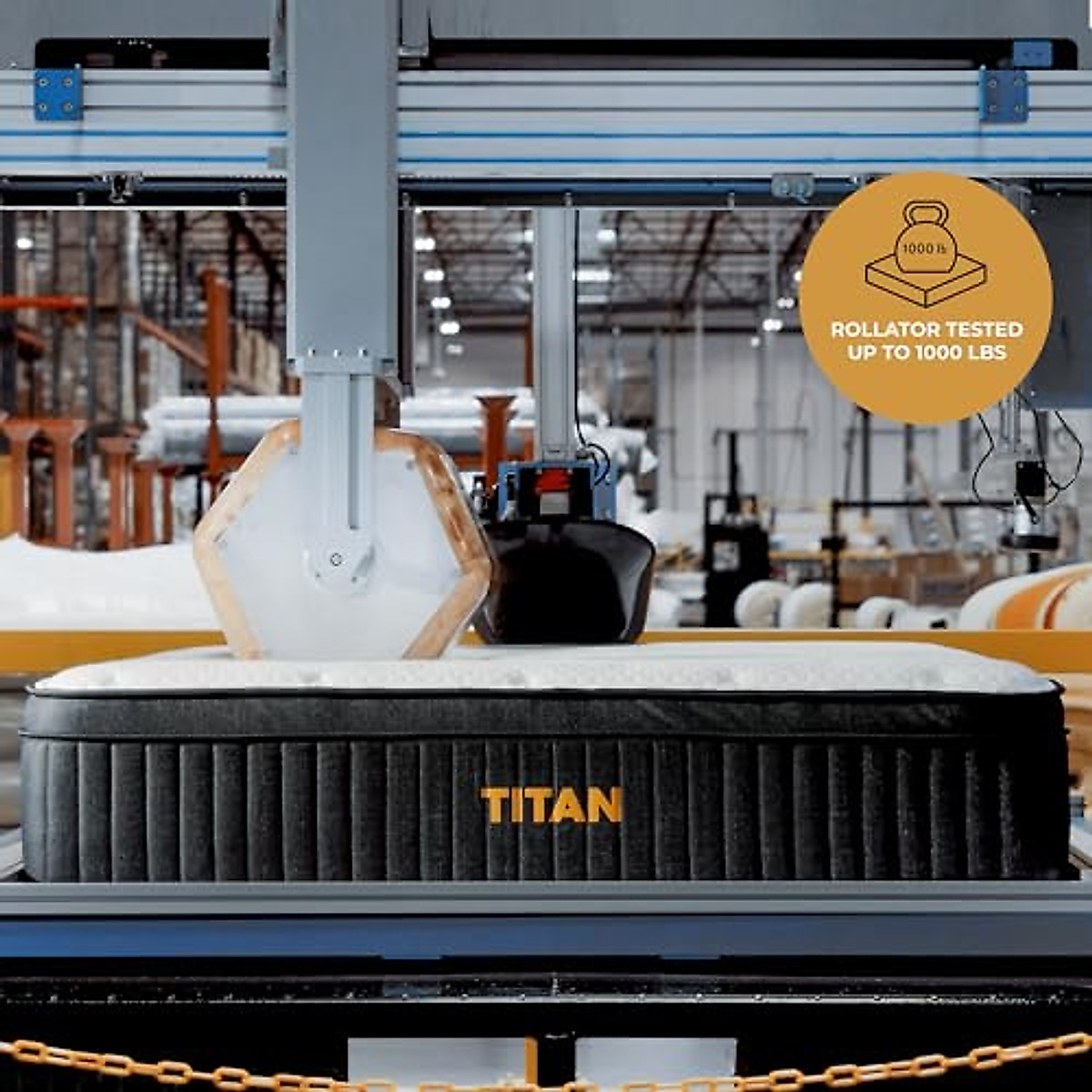 Brooklyn Bedding Titan 13" Hybrid Luxe Mattress for Plus Size Sleepers with Cooling Cover, Twin XL