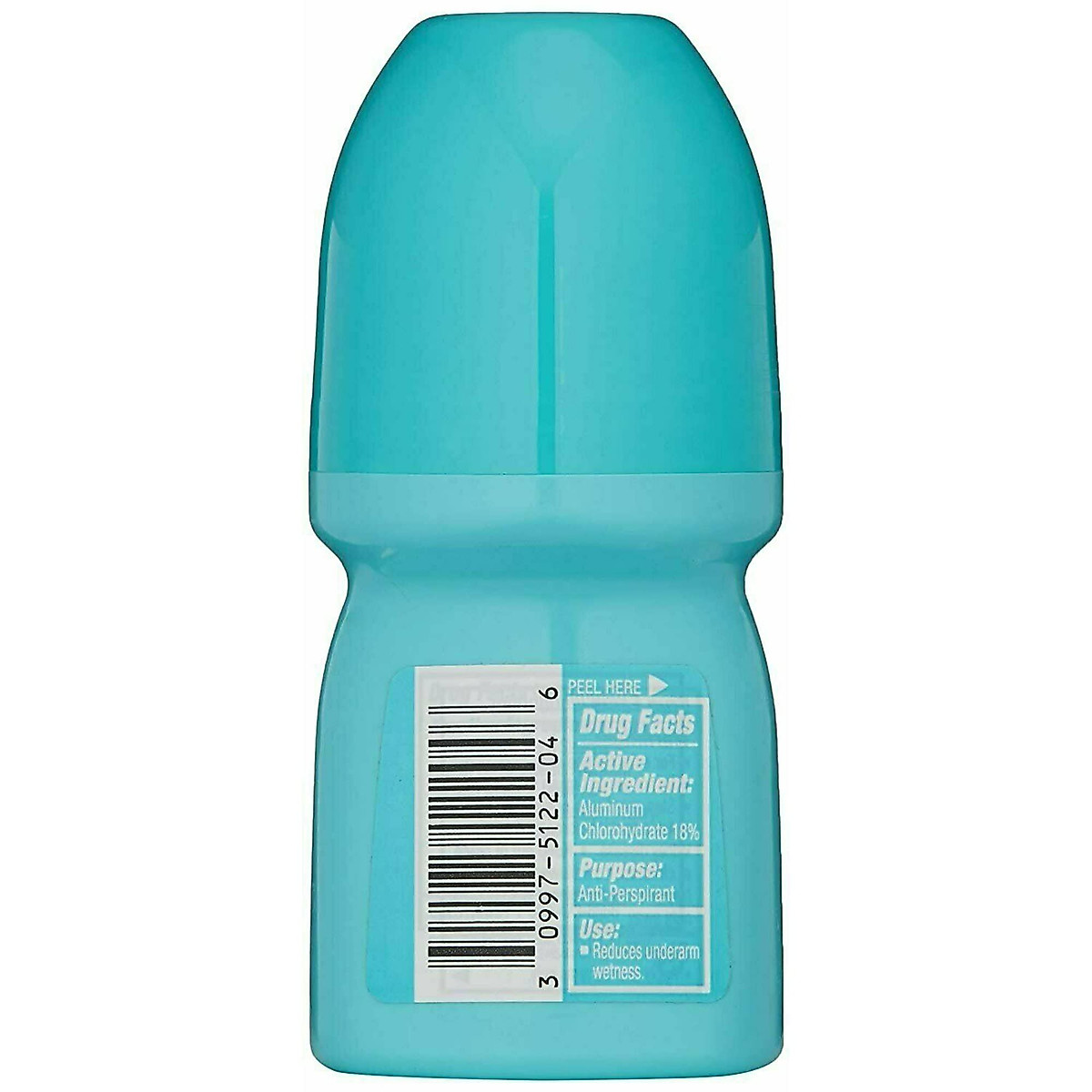 Hi and Dri Antiperspirant, Roll-On, Unscented, 1.7 Ounce (Pack of 6)