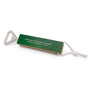 Tokens & Icons Vintage Celtics Boston Garden Arena Basketball Floor Bottle Opener (64BG)