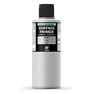 Vallejo Grey Primer Acrylic Polyurethane, 200ml