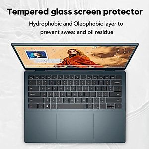 12.5 inch Laptop Screen Protector, Tempered Glass Protector for HP/Dell/Sony/Samsung/Lenovo/Acer/MSI/LG/Razer Blade Aspect Ratio 16:9 12.5" Laptop, 9H Hardness, Fingerprint Resistant, Bubble Free