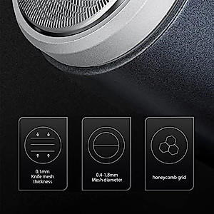Electric Razor for Men Pocket Size Mini Portable Shaver Wet and Dry Mens Razor USB Rechargeable Shaver Charging Easy One-Button Use Suitable for Home,Car,Travel