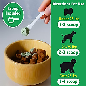 Teeth Cleaning Powder (10.58oz-300 Scoops), Pet Dental Powder for Dogs & Cats Breath Freshener Powder for Bad Breath, Plaque, Tartar Remover, Dental Care Supplies - No Brushing Needed