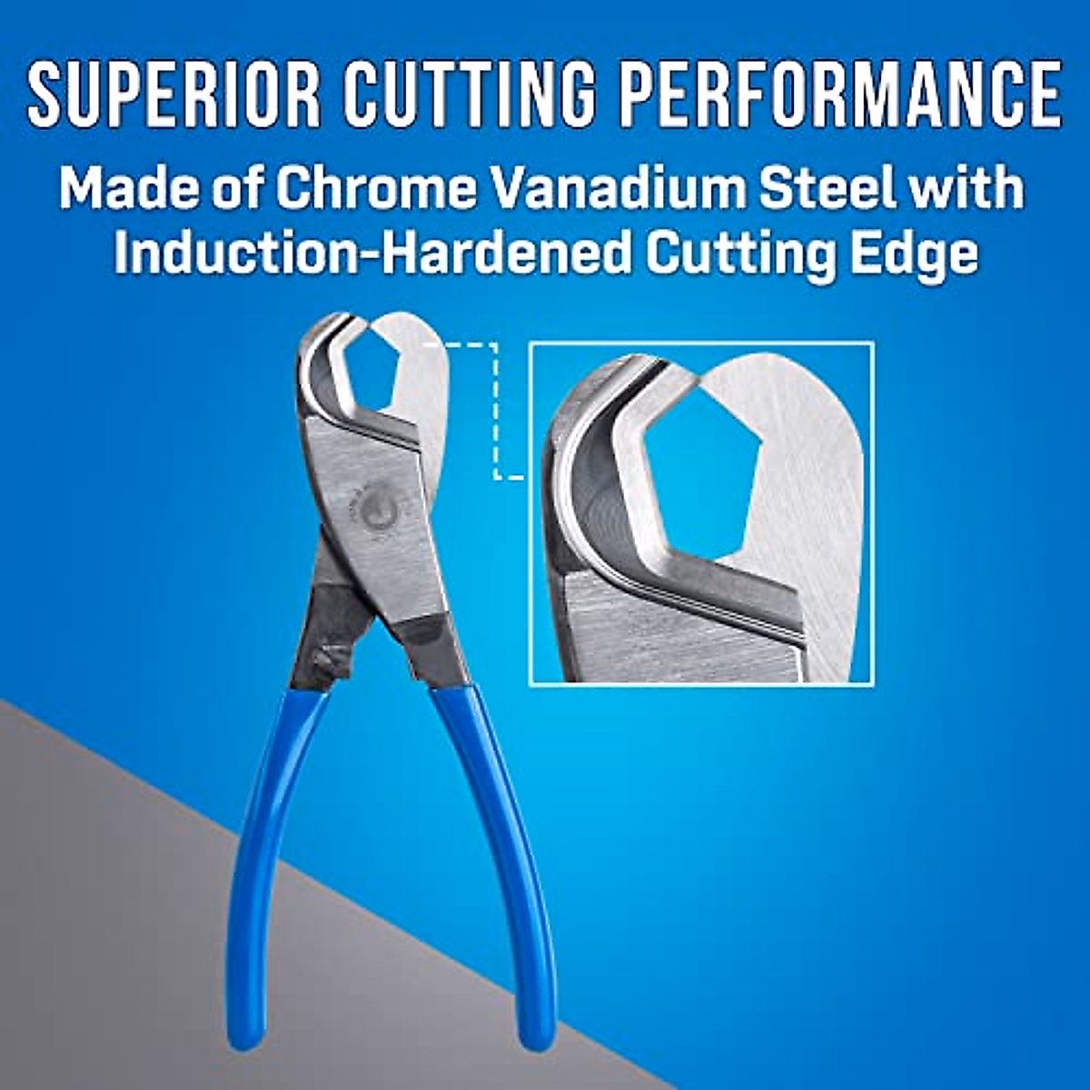 Jonard Tools JIC-755 Hardline COAX & Fiber Cable Cutter, Up to 1" Diameter, Yellow