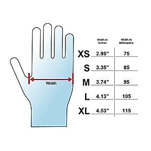 Adenna PHM910 Phantom 6 Mil Powder-Free Latex Gloves, Medical Grade, Black, X-Small, Box of 100