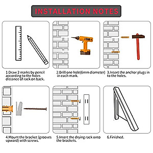 Dr.DJ Wall Mounted Clothes Hanger, Clothes Drying Rack Folding Indoor, Retractable Clothes Drying Rack Clothing for Laundry Room Organization, Aluminum (1 Rack, Graphite)