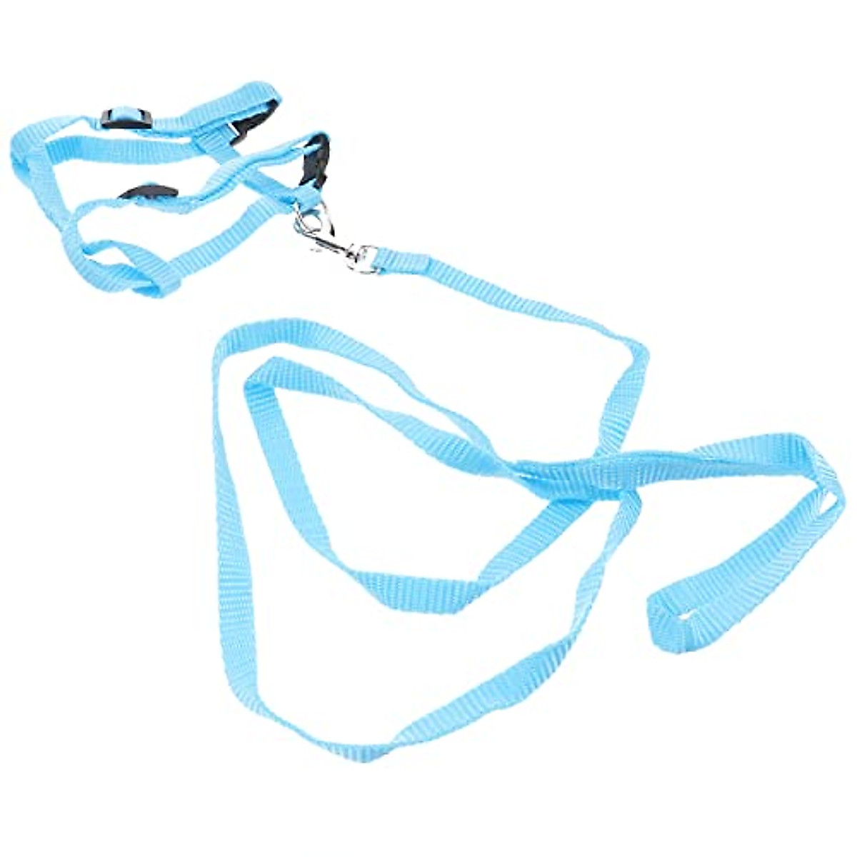 TEHAUX Pet Rabbit Harness Leash Soft Rabbit Harness and Leash Pet Rope Small Animal Vest Accessories for Walking/Running/ Jogging Outdoor Random Color