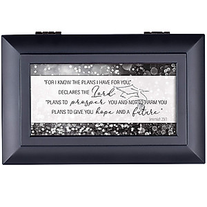 Cottage Garden Plans I Have Matte Black Bevel Petite Music Box Plays Tune Pomp and Circumstance