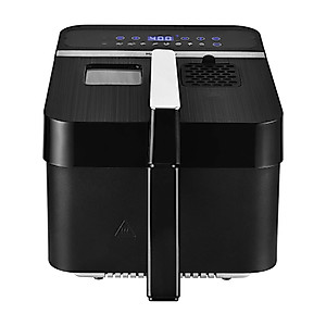 Kalorik FT 45418 BK 2-in-1 Digital Air and Deep Fryer, Black, LED Display Features Easy-to-use Digital Controls with 8 Cooking Presets, 3-Quart Basket Yields 3 to 4 Servings, Detachable Power Cord